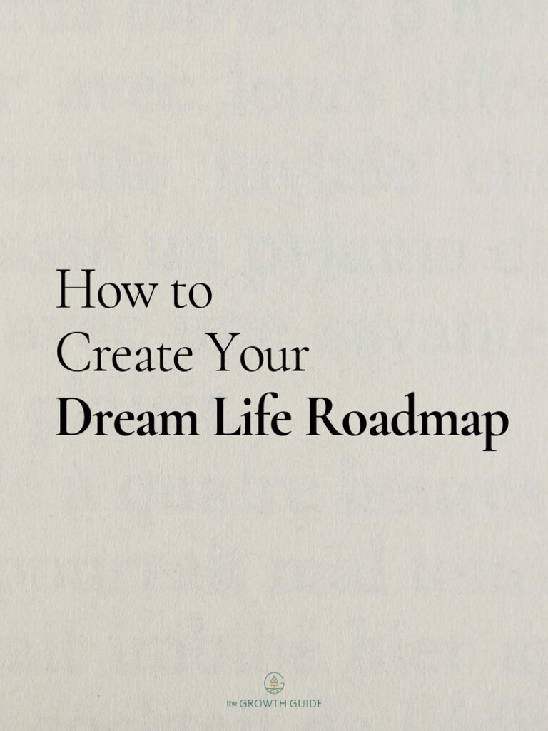 Dream Life Roadmap Creation Guide | PDF