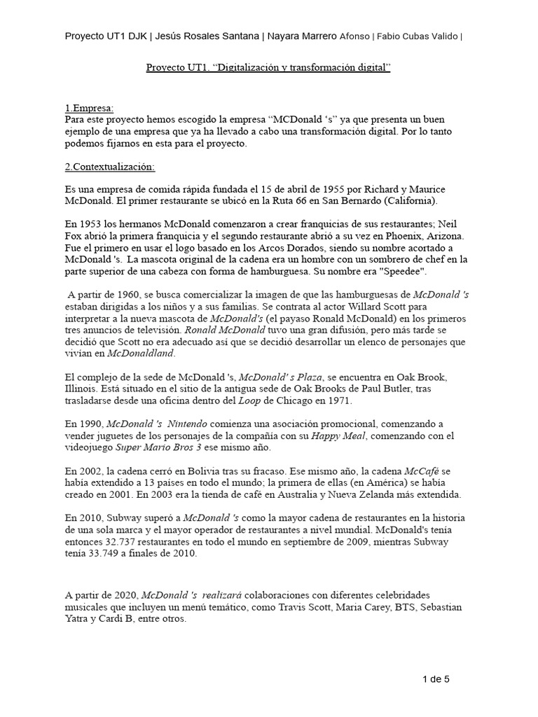 Proyecto UT1 DJK | PDF