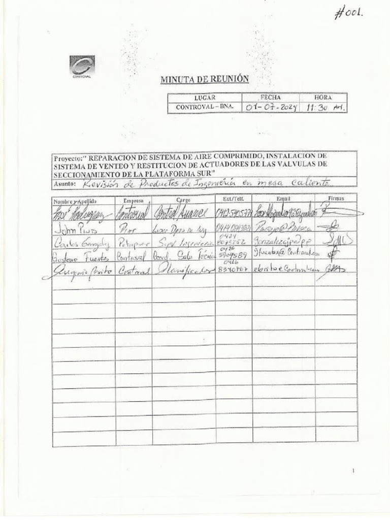 Minuta #001 01072024 | PDF