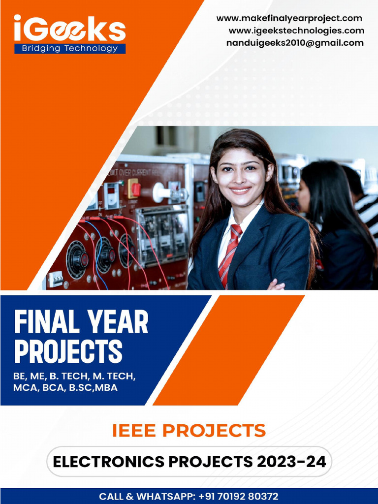 ECE Student Project Guide | PDF | Internet Of Things | Mosfet