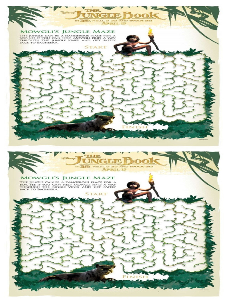 Jungle Book Activity 1 | PDF