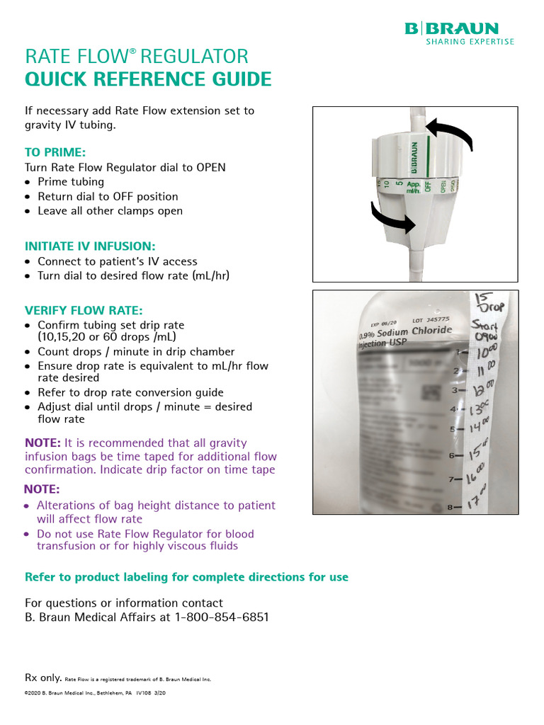 Rate Flow QRG Poster | PDF