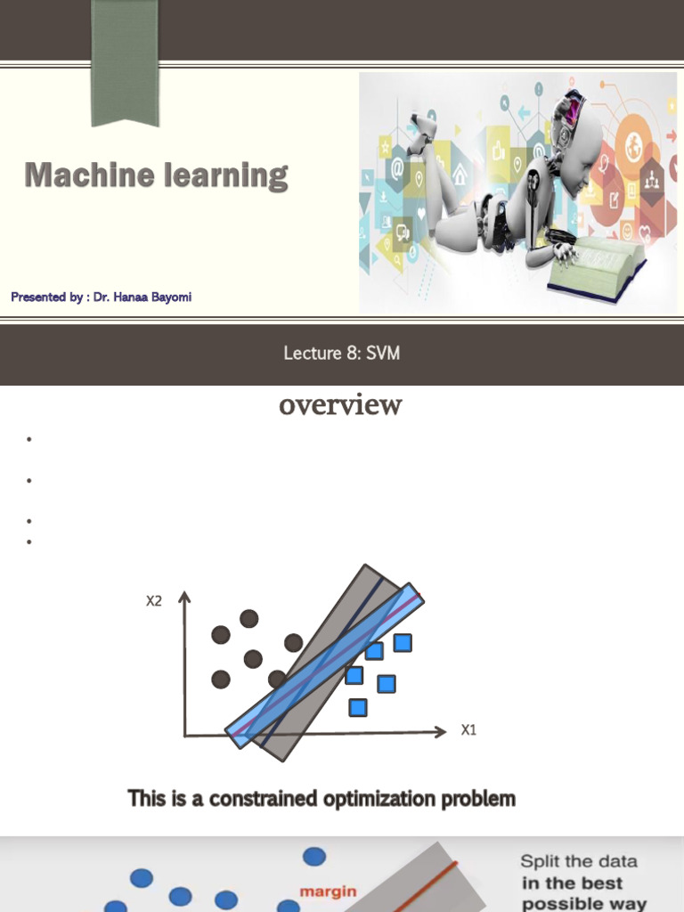 lecture 8 | PDF | Support Vector Machine | Machine Learning