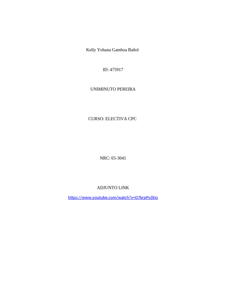 Electiva CPC | PDF