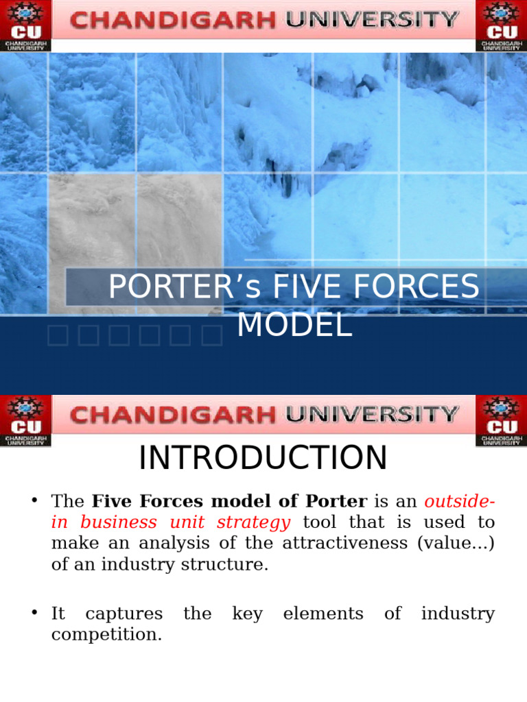 Porter Five Forces Model | PDF | Business | Business Economics