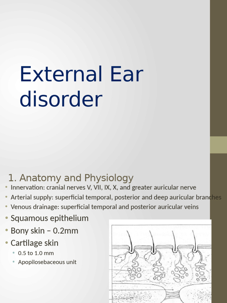 6 External Ear Disorder | PDF | Clinical Medicine | Diseases And Disorders