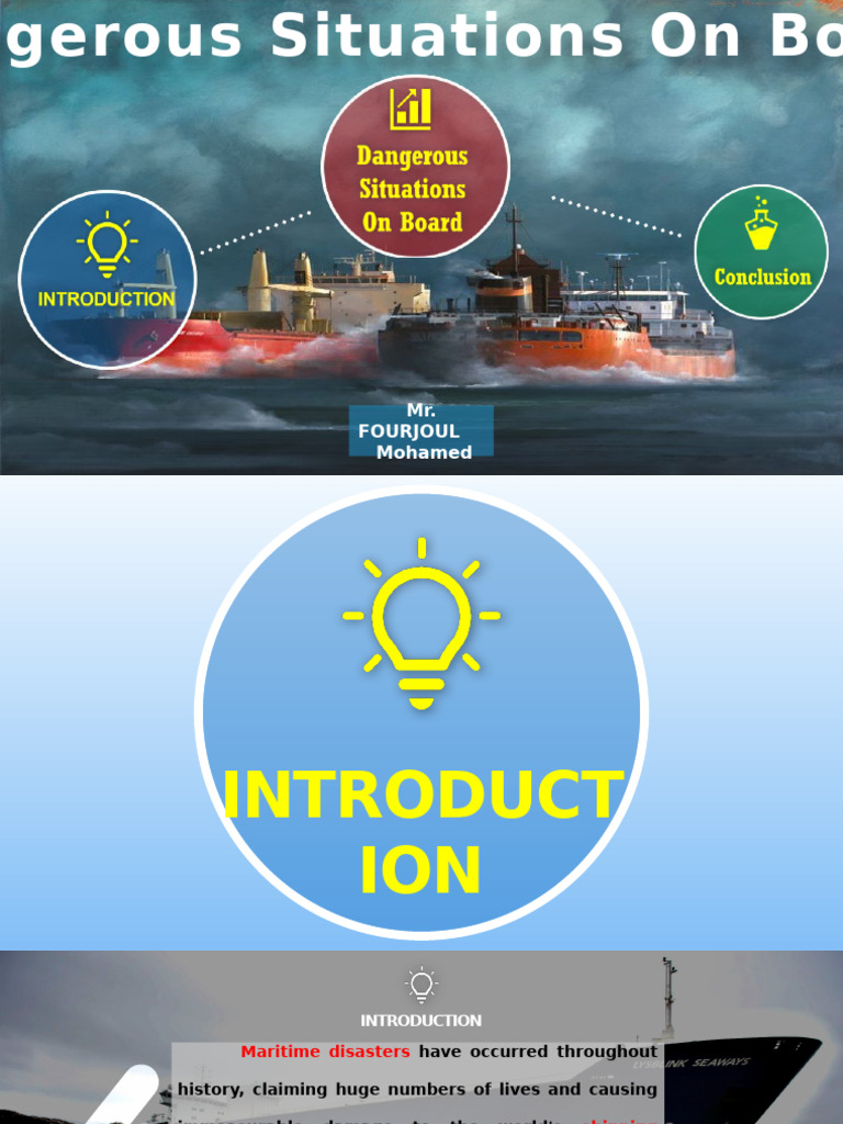 Maritime Safety: Dangerous Onboard Situations | PDF | Ships | Watercraft