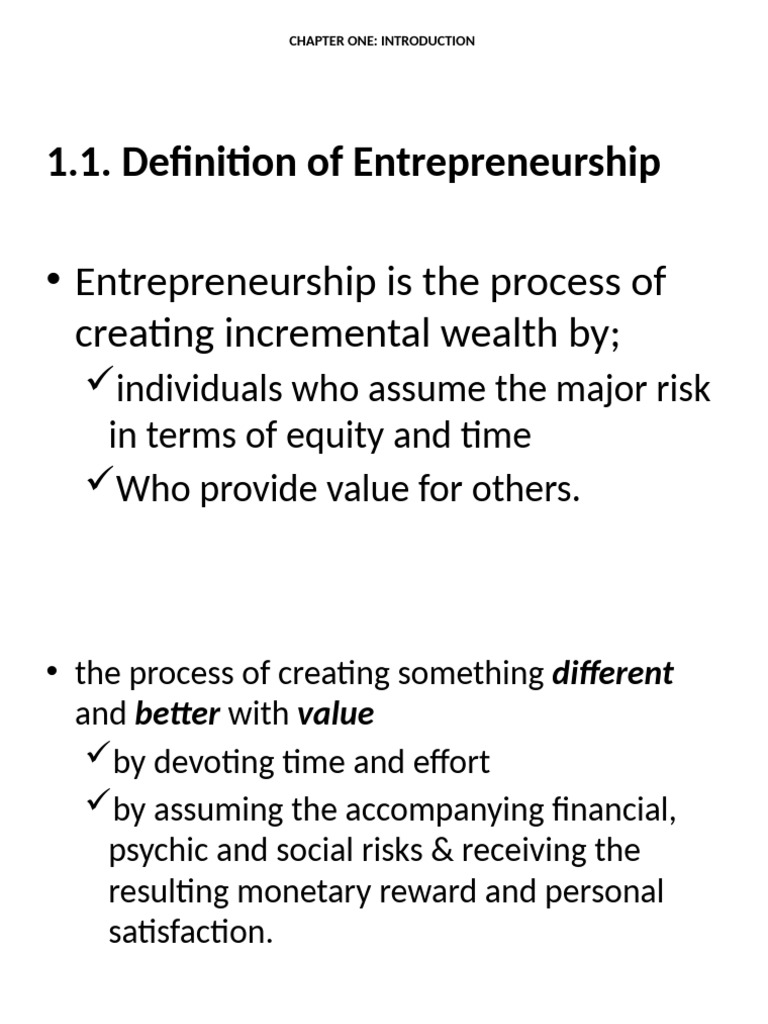 Understanding Entrepreneurship and Small Business | PDF ...