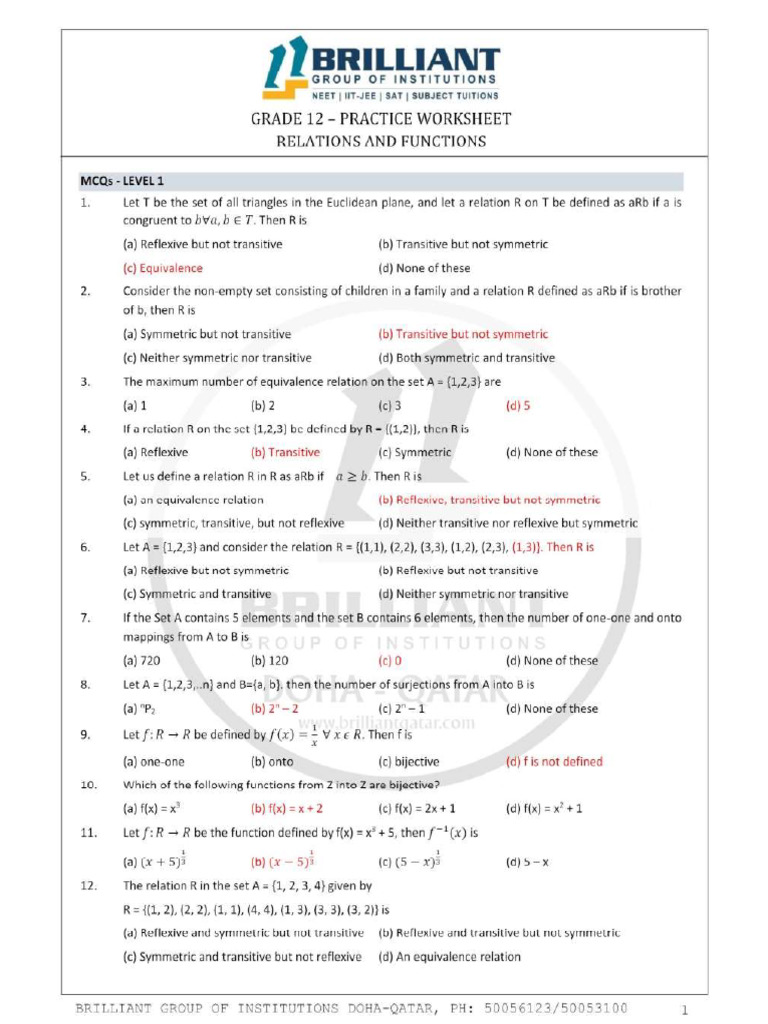 Maths Vacation Assignment | PDF