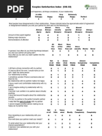 ECR-R Questionnaire for Relationship Assessment | PDF | Attachment ...
