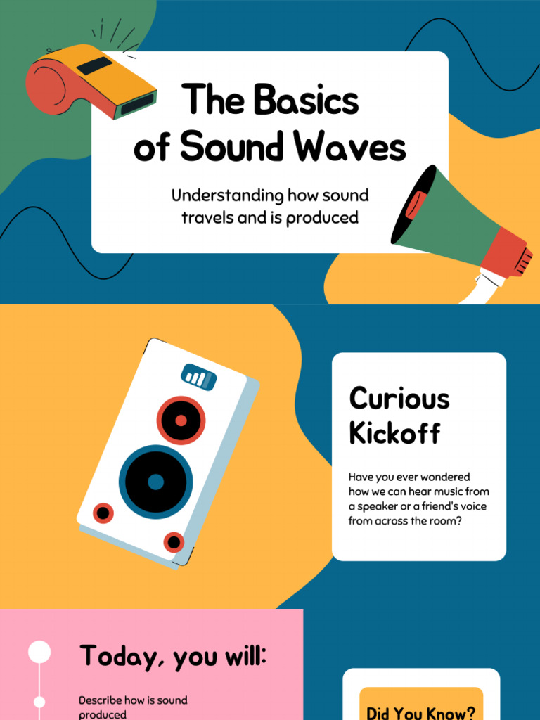 Physics - The Basics of Sound Waves Presentation | PDF