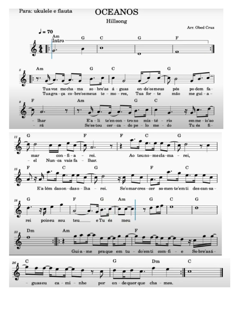 Oceanos Hillsong | PDF