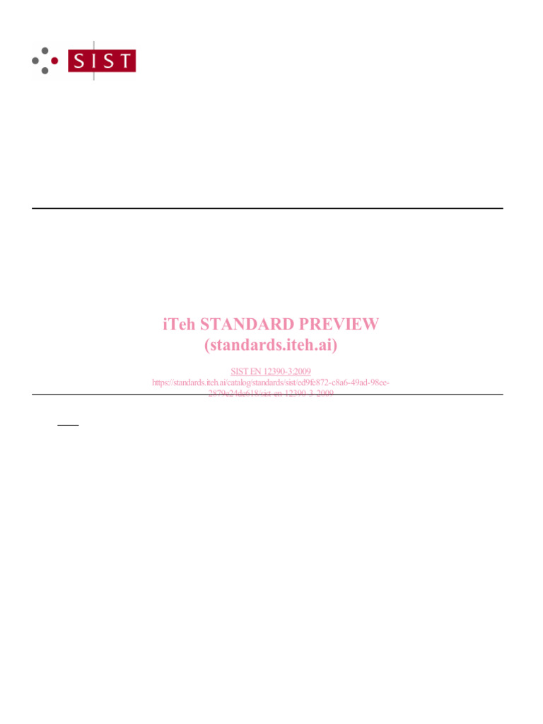 Sist en 12390 3 2009 | PDF | Concrete