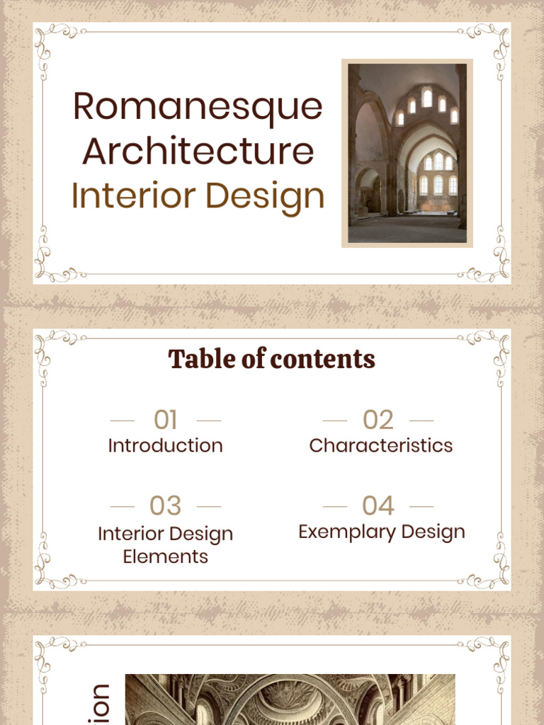 Romanesque Interior Design Guide | PDF | Vault (Architecture) | Church ...