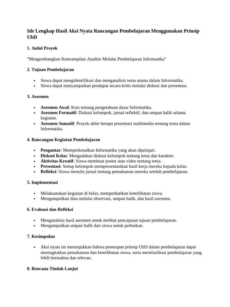 Penerapan UbD dalam Rancangan Pembelajaran | PDF | Karier & Perkembangan | Seni