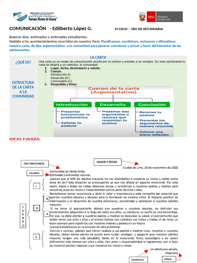 Plan.escrib.rev. Carta | PDF