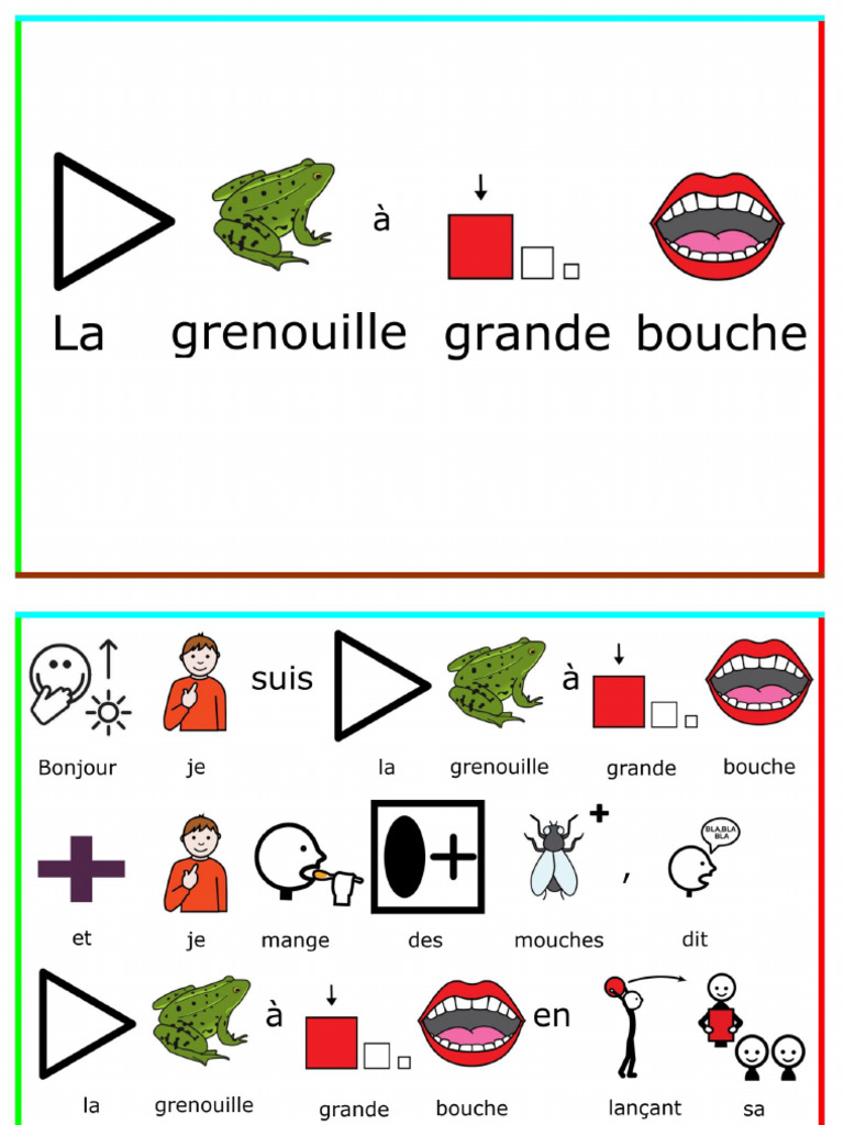 La Grenouille A Grande Bouche | PDF