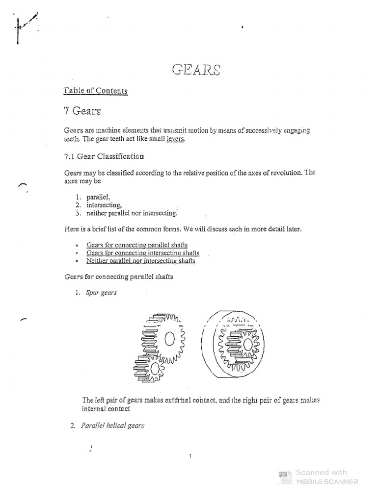 Gears | PDF