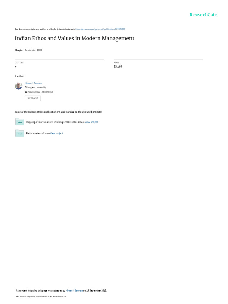 Indian Ethos | PDF | Mind | Anger