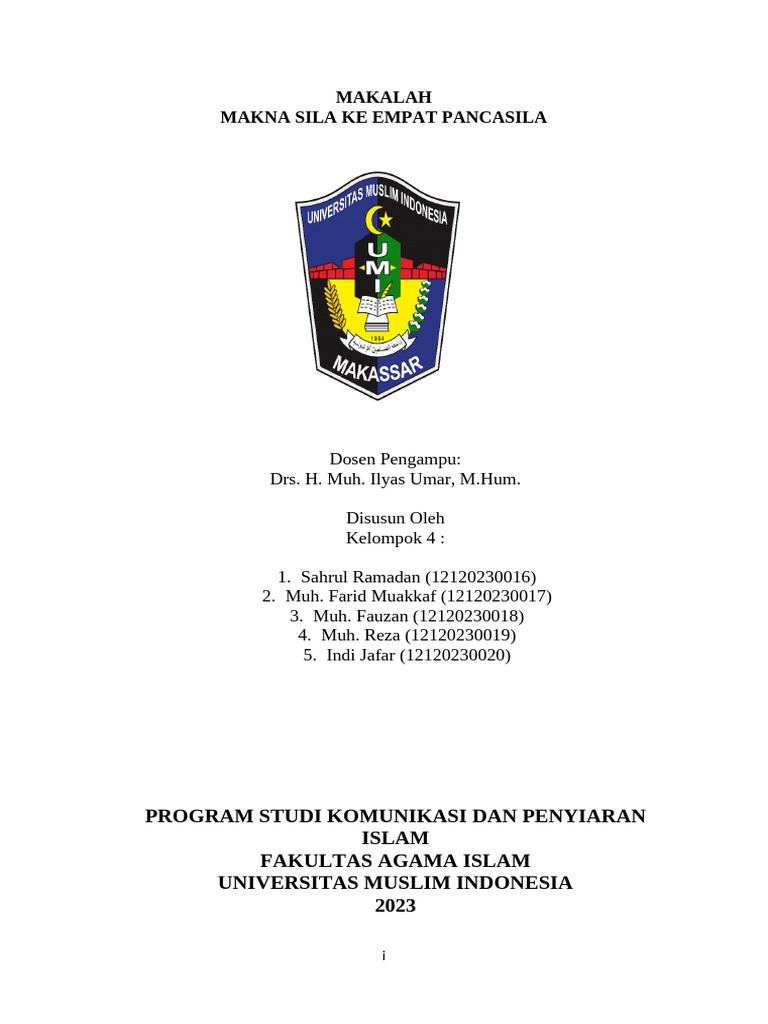 Makna Sila Ke-4 Pancasila dan Demokrasi | PDF | Sains & Matematika
