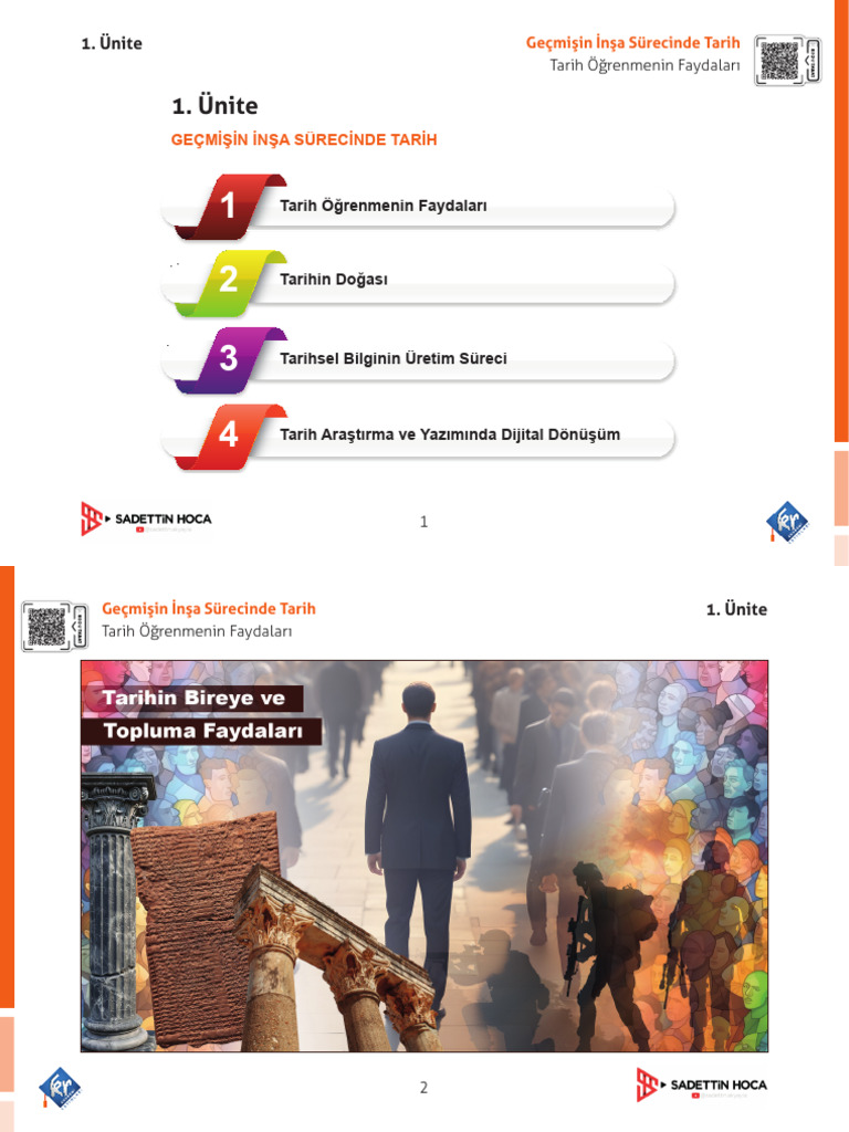 Sınıf Tarih 1. Donem 1. Yazılı Genel Tekrar | PDF