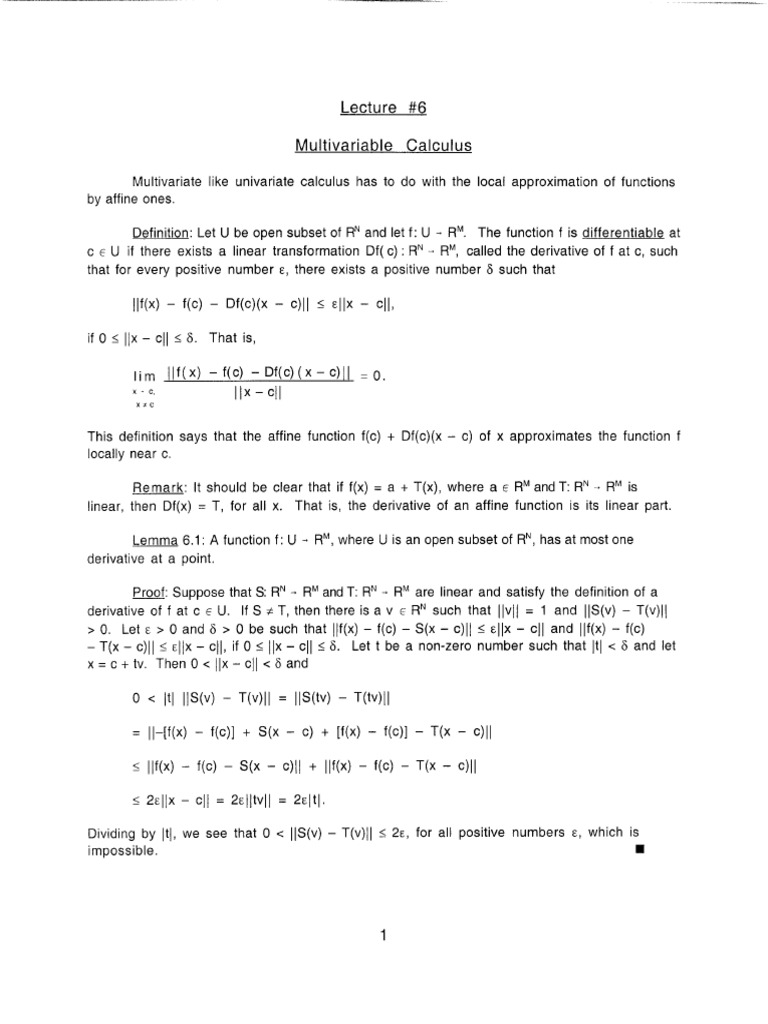 Yale Univ. Mathematics Camp - 06 | PDF