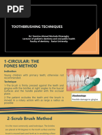 Modified Bass Toothbrushing Technique Guide | PDF | Oral Hygiene ...
