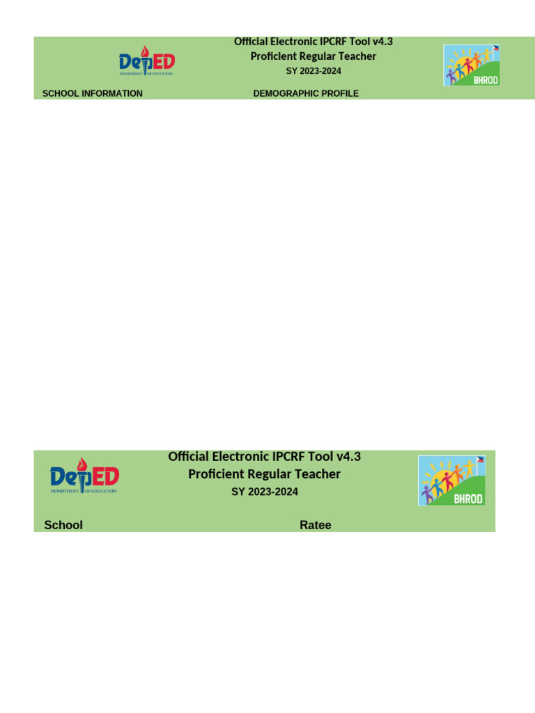 IPCRF_LIGAYA.xlsm | PDF | Lesson Plan | Educational Aims And Objectives