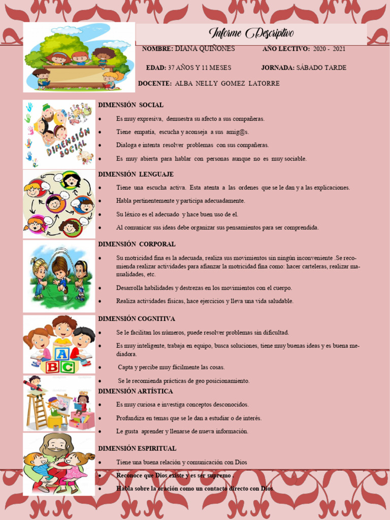 Informe Descriptivo | PDF | Salud y bienestar