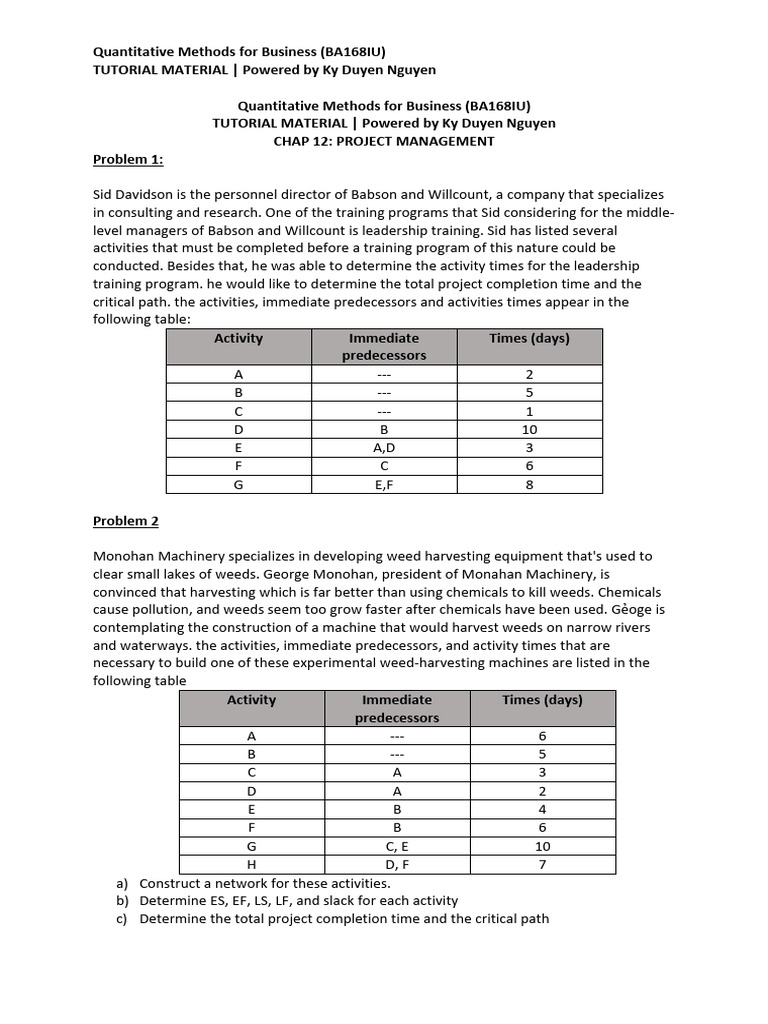 CHAP 12 QM | PDF | Normal Distribution | Variance