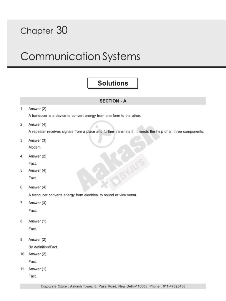 Communication System | PDF