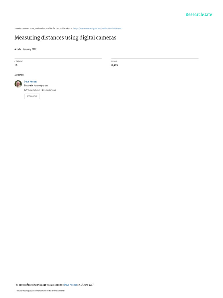 Kendal Image | PDF | Camera Lens | Camera