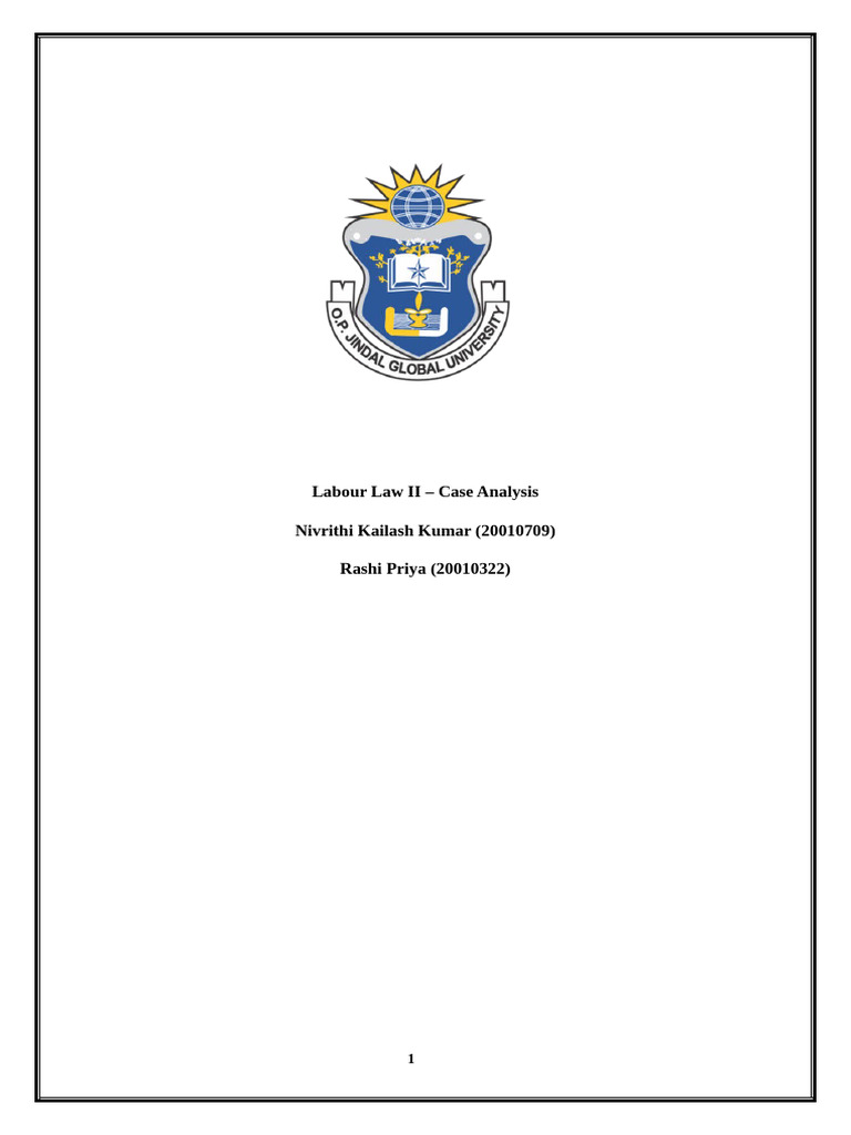Case Analysis | PDF | Tribunal | Appeal Case Analysis | PDF | Tribunal | Appeal