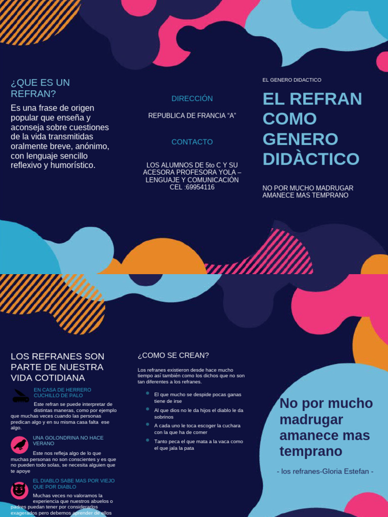 El Refran de Lenguaje | PDF
