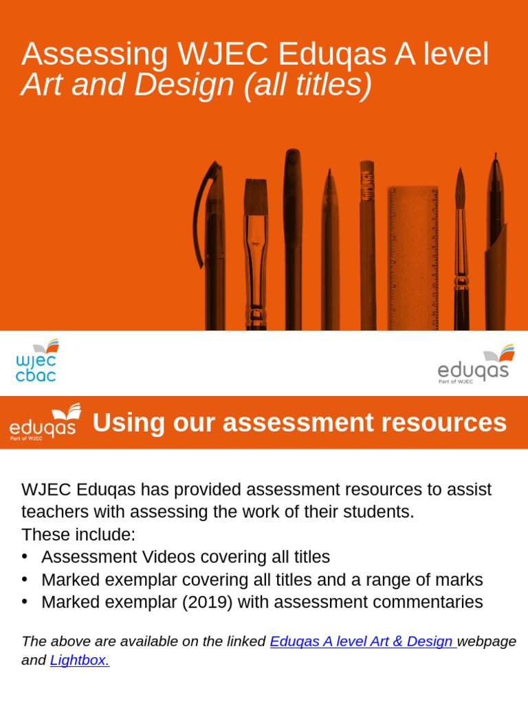 Eduqas A Level Art & Design Assessment Guide | PDF | Cognition | Learning