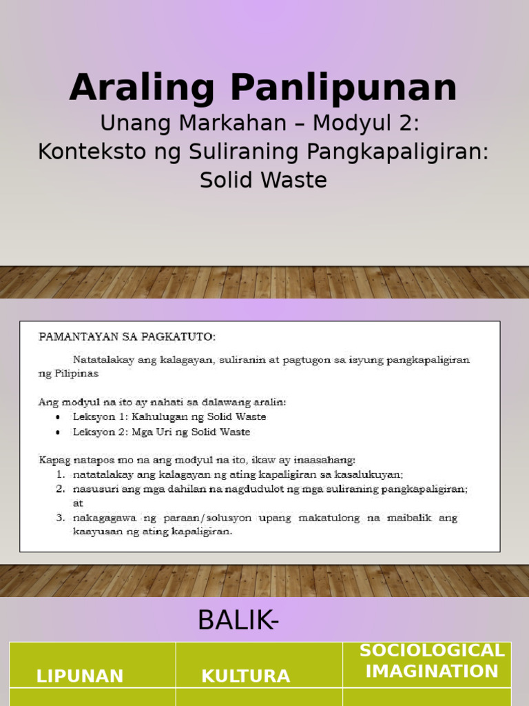 Ap 10 Quarter 1 Module-2 | PDF