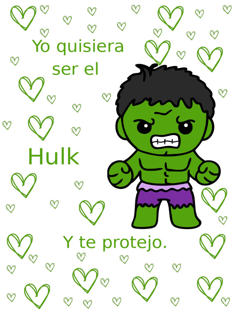 Yo Quisiera Ser El Hulk | PDF | Poesía | Ficción general