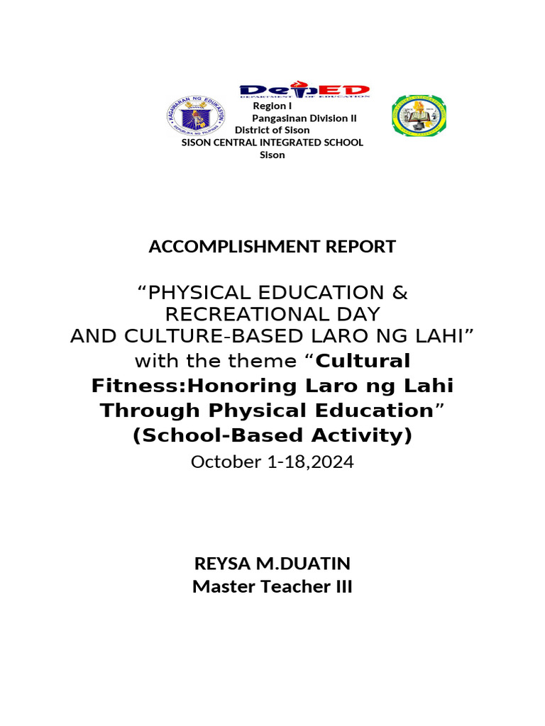 SCIS-First Quarterly Exhibit 2024 | PDF | Travel | Wellness