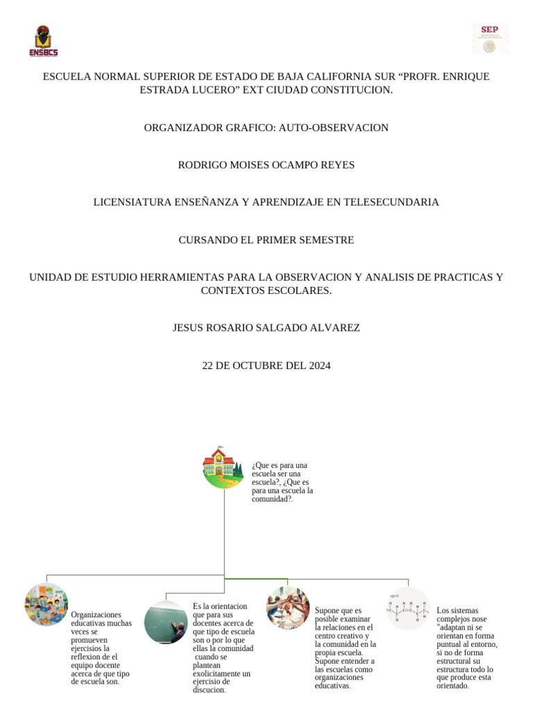 Auto Observacion | PDF | Crecimiento personal y profesional