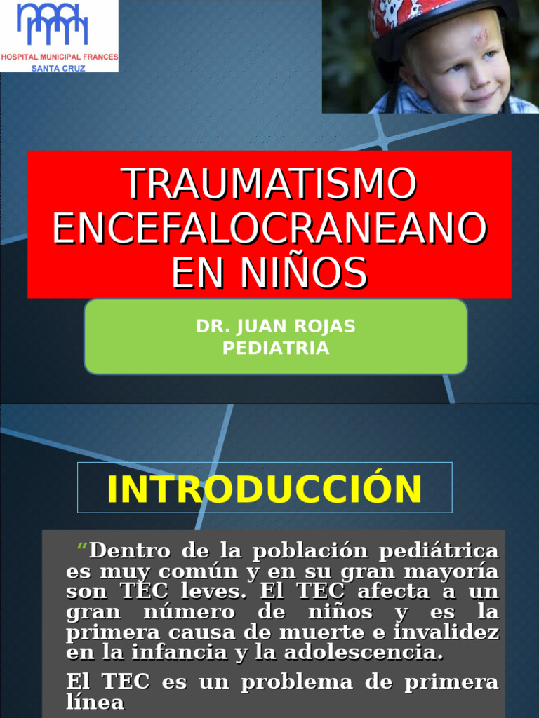 Traumatismo Craneal en Niños: Guía Clínica | PDF | Especialidades ...