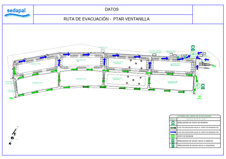PTAR Ventanilla - Ruta de Evacuacion 2023 | PDF