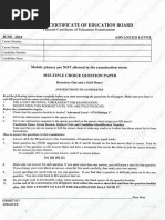 Grade 12 Biology Mock Exam | PDF | Circulatory System | Glucose