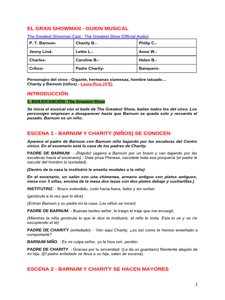 Guion Musical 2024-25 | PDF | Bancos