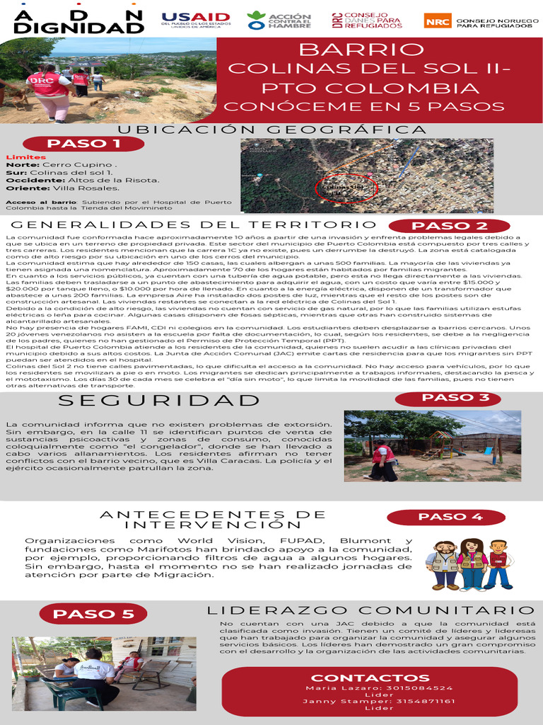 Colinas del Sol 2: Desafíos y Comunidad | PDF | Colombia | Agua