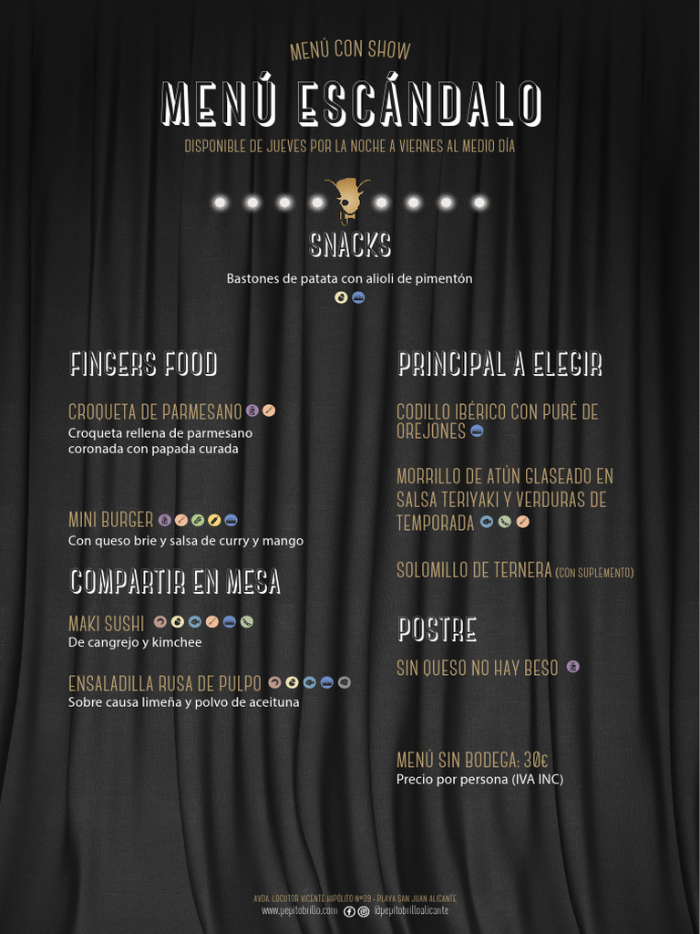 Pepito Menu Esp | PDF | ensalada | Cocina