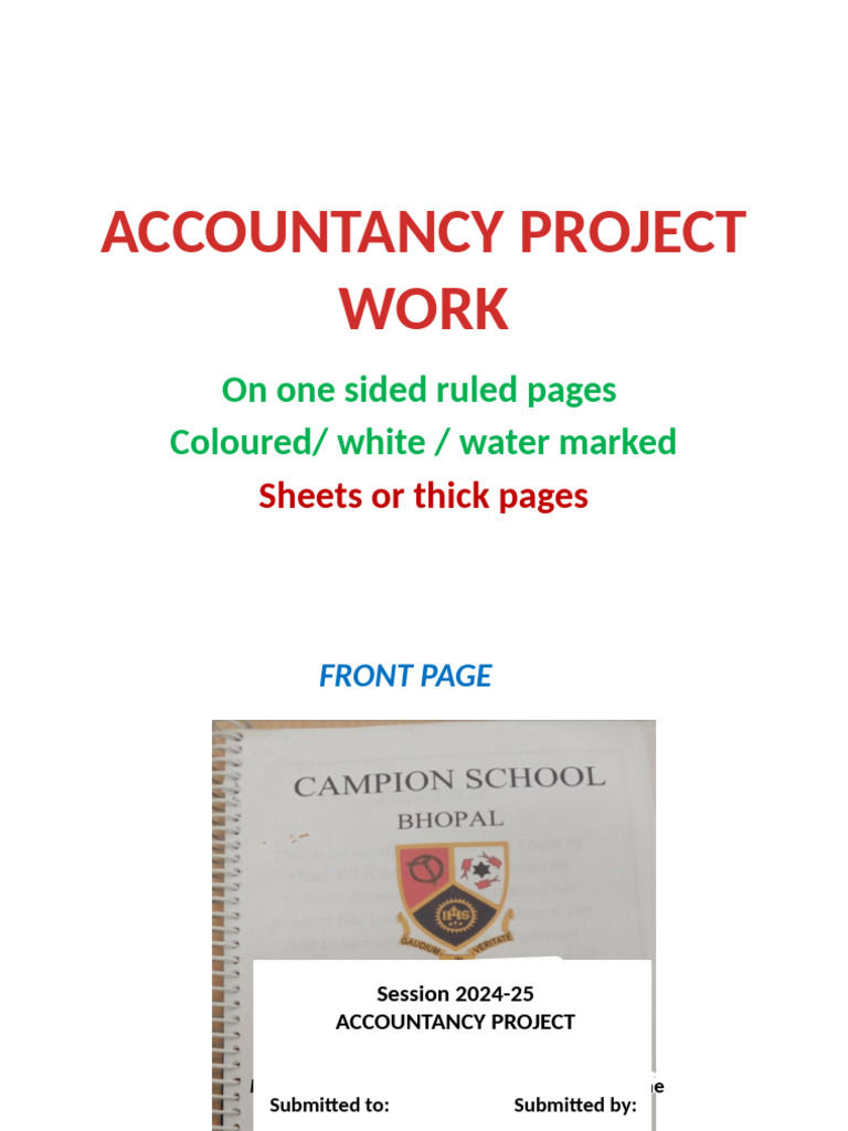Accountancy Project Work 2024-25 | PDF | Equity (Finance) | Working Capital