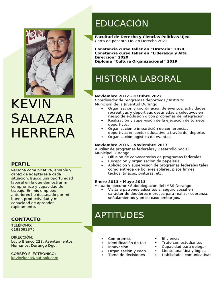 CV Kevin | PDF | Business