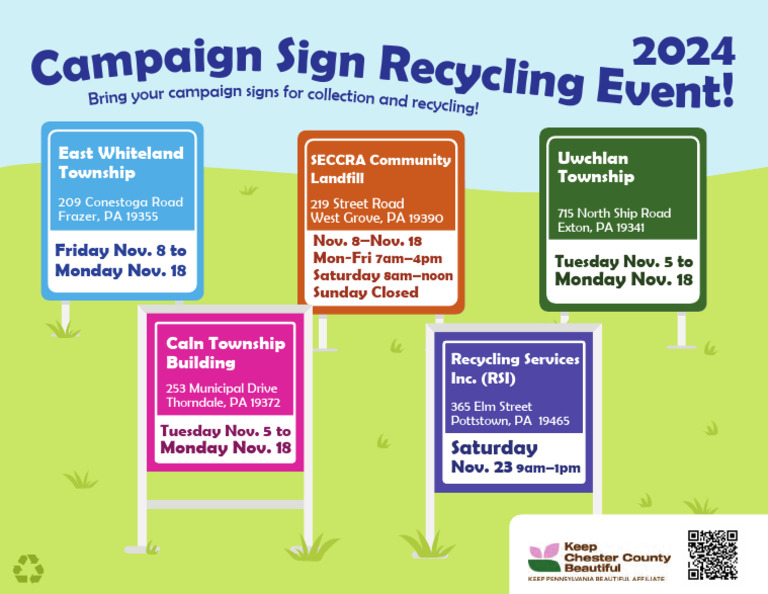 Campaign Sign Recycling Event | PDF