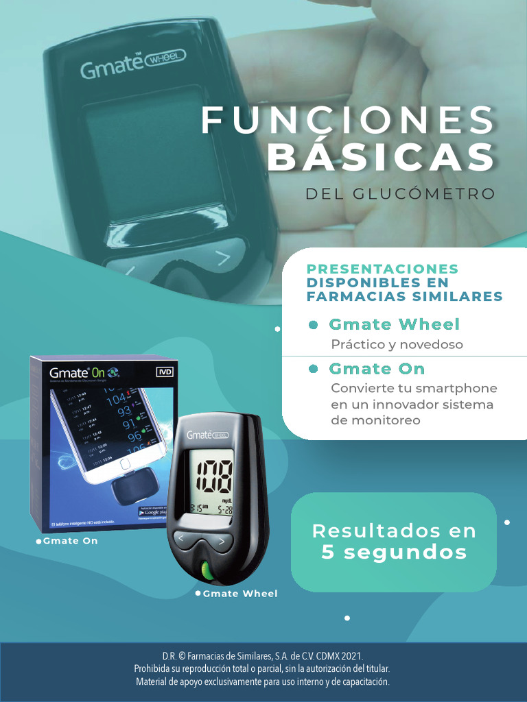 Cuadernillo Glucometro GMATE | PDF | Informática
