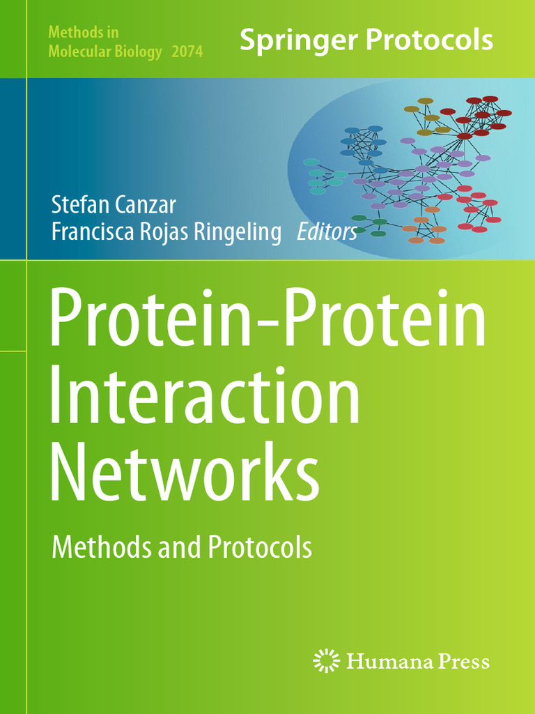 Protein Protein Interaction Networks Methods And Protocols Pdf
